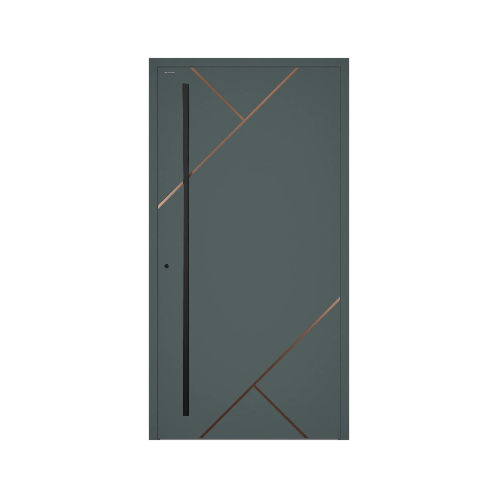 Wiśniowski drzwi zewnętrzne Creo - wzór 602 - kolor HI MODERN GRAPHITE ...